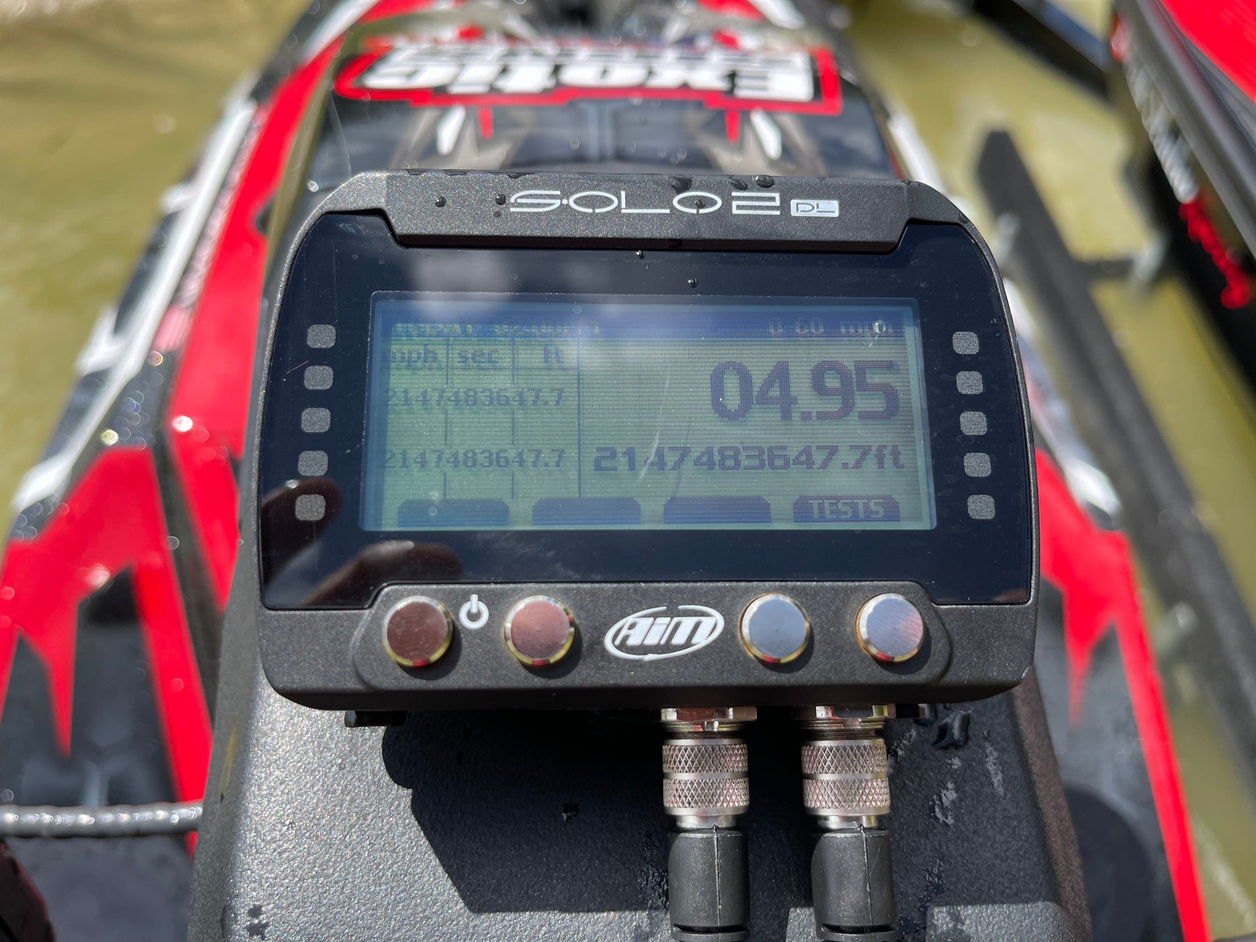 AiM Solo 2DL Lap Timer | ECU & RPM Input | CMS